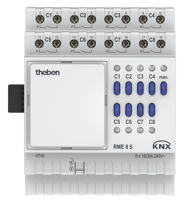 RME 8 S KNX | Aktoren | KNX | Haus- und Gebäudeautomation | Theben
